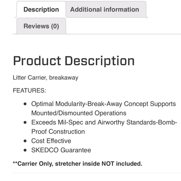 SKEDCO | Bags | New Skedco Litter Carrier Break Away | Poshmark